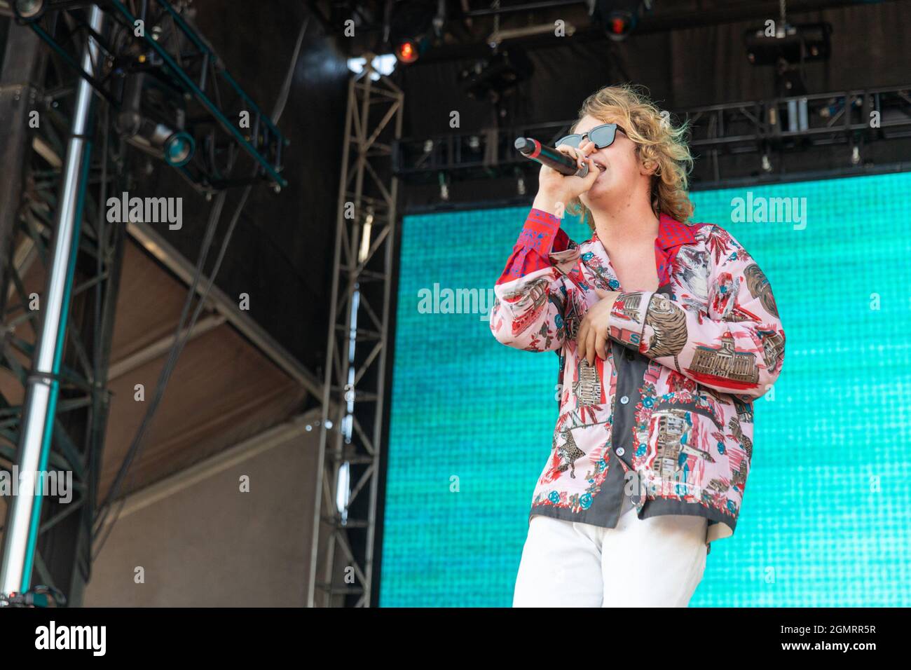 The Kid Laroi (Charlton Kenneth Jeffrey Howard) during the iHeartRadio ...