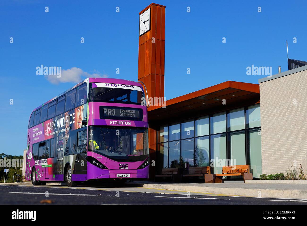 The new fully solar powered park & ride at Stourton in Leeds,West ...