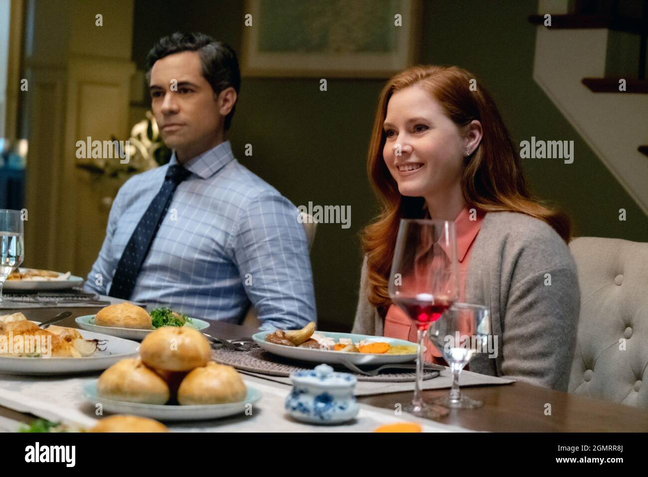 DEAR EVAN HANSEN, from left: Danny Pino, Amy Adams, 2021. ph: Erika ...