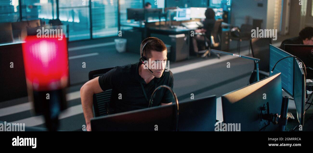 THE GUILTY, Jake Gyllenhaal, 2021. © Netflix /Courtesy Everett ...