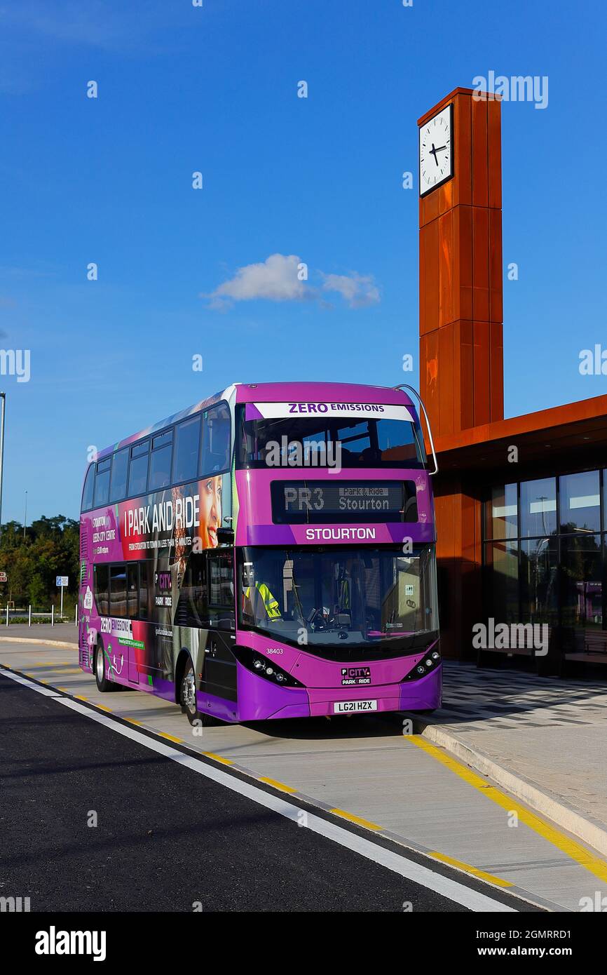 The new fully solar powered park & ride at Stourton in Leeds,West ...