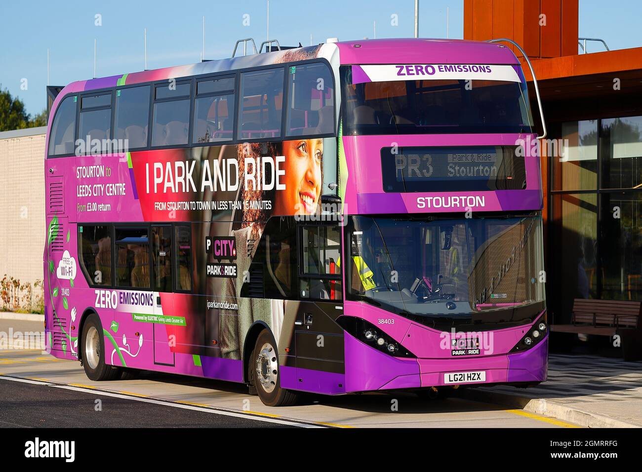 The new fully solar powered park & ride at Stourton in Leeds,West ...