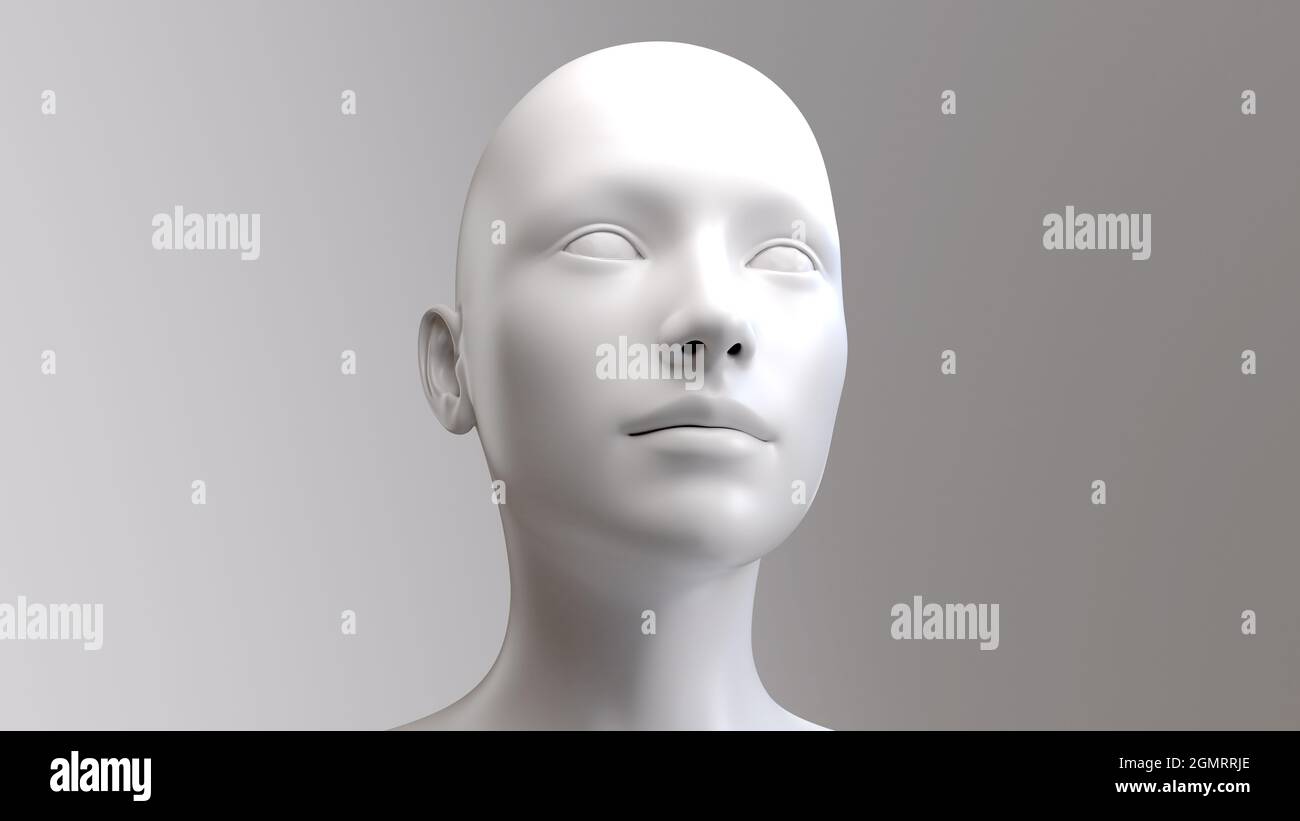 Human head artwork hi-res stock photography and images - Alamy