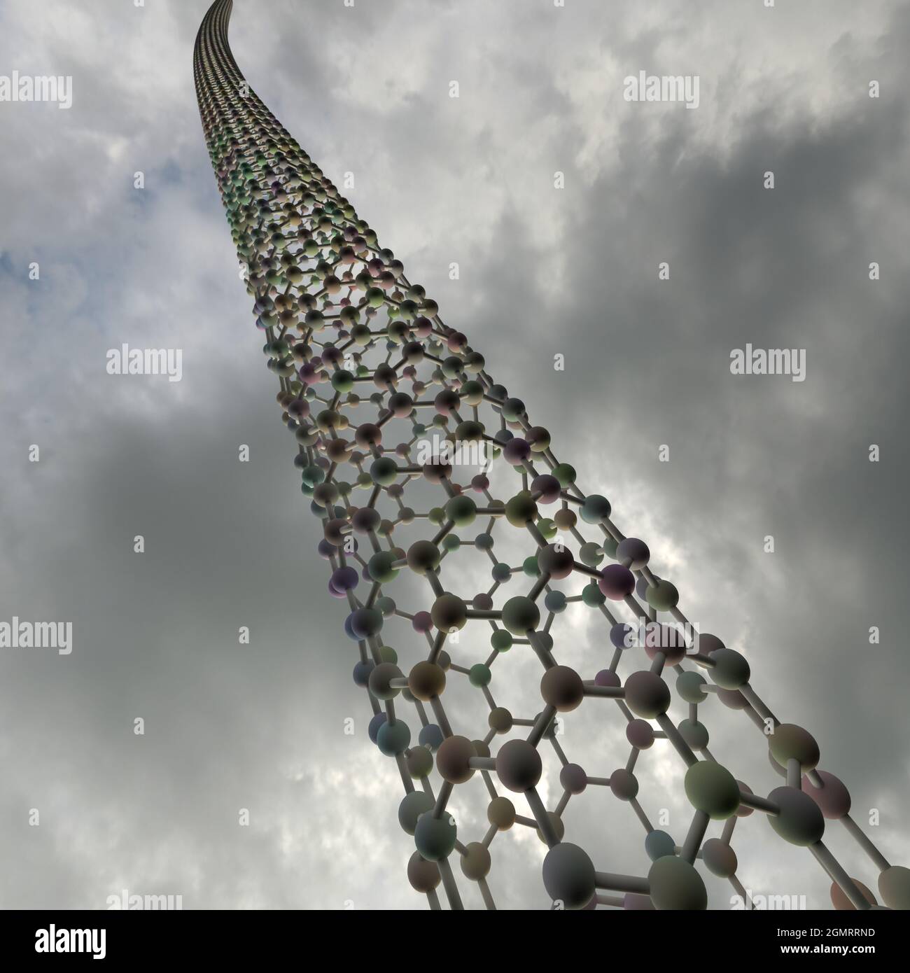 Molecular structure of fullerene hi-res stock photography and images ...