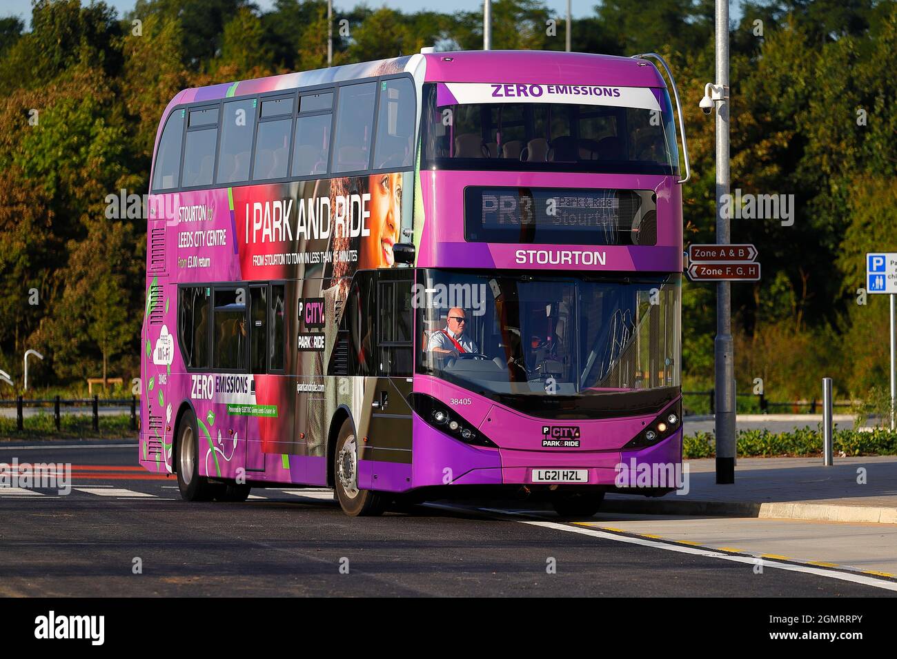 The new fully solar powered park & ride at Stourton in Leeds,West ...
