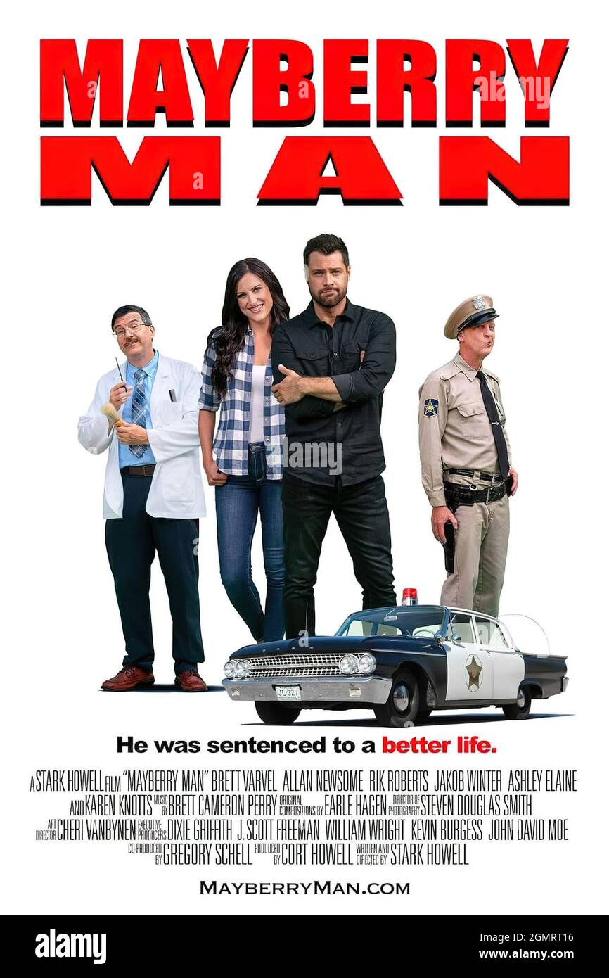 MAYBERRY MAN, from left: Allan Newsome, Ashley Elaine, Brett Varvel ...