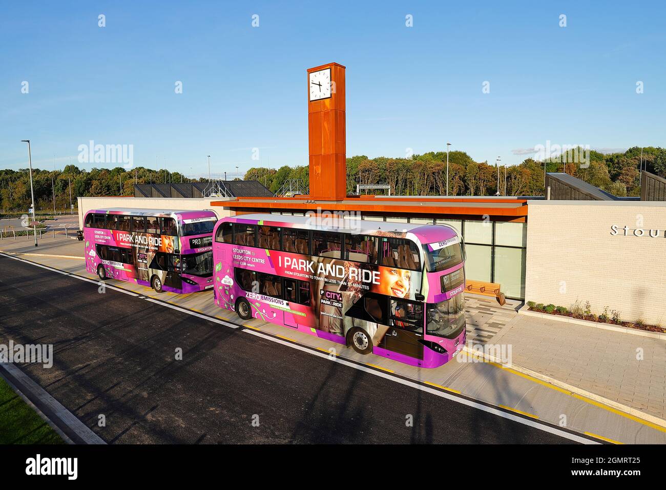 The new fully solar powered park & ride at Stourton in Leeds,West ...