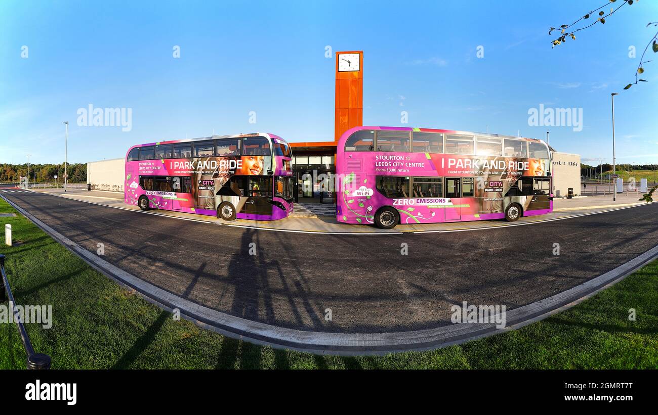The new fully solar powered park & ride at Stourton in Leeds,West ...