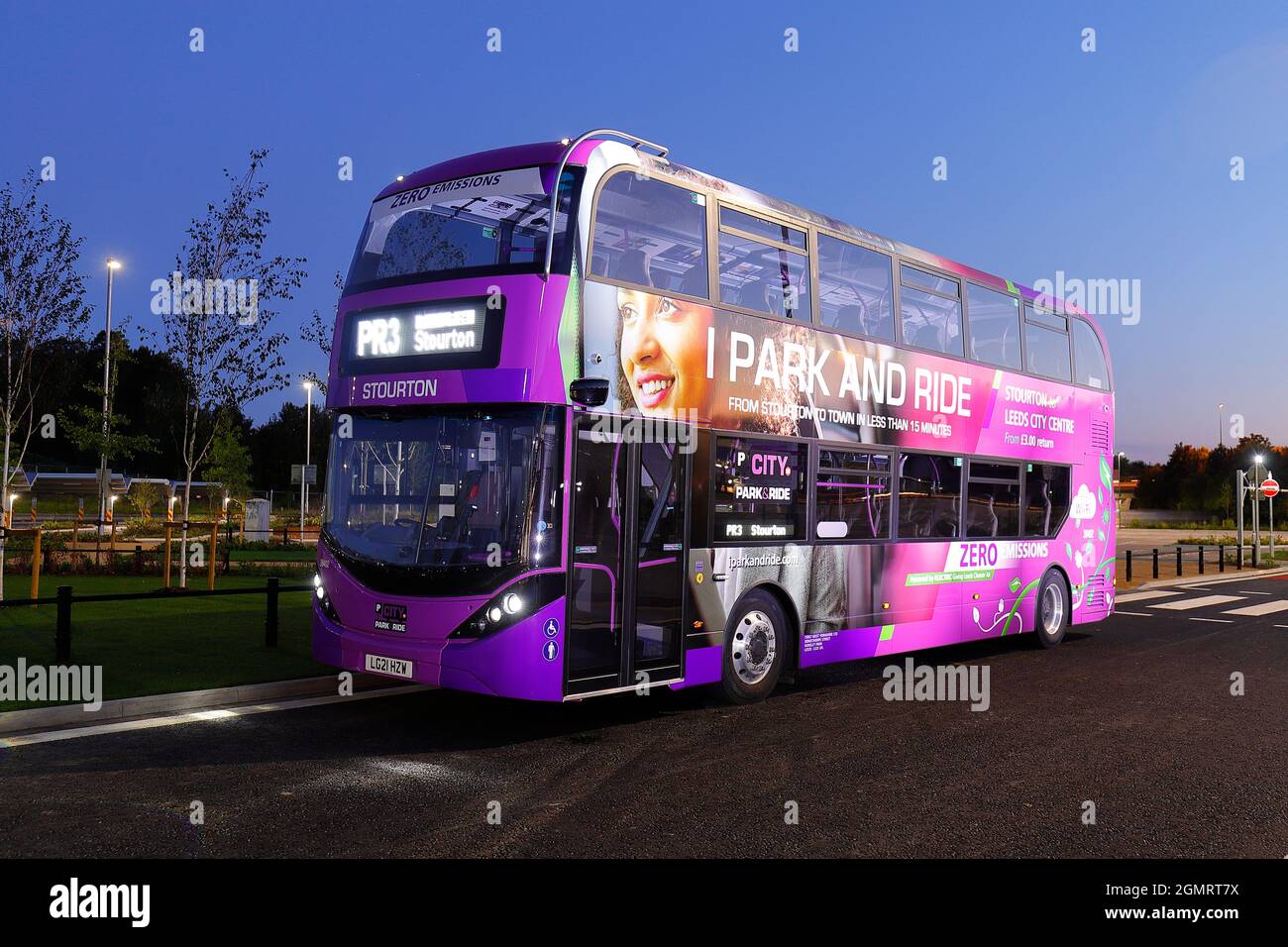 The new fully solar powered park & ride at Stourton in Leeds,West ...