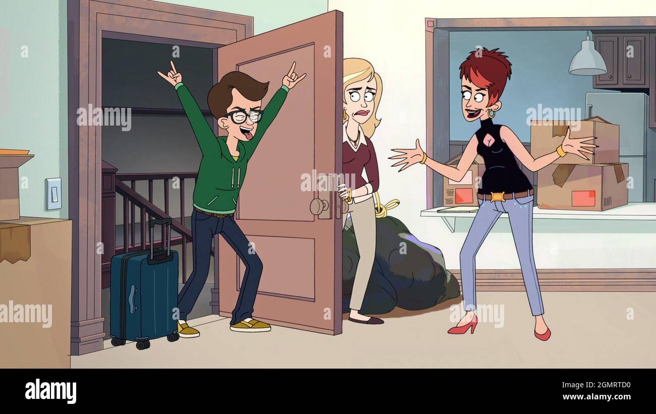 CHICAGO PARTY AUNT, from left: Daniel (voice: Rory O'Malley), Bonnie ...