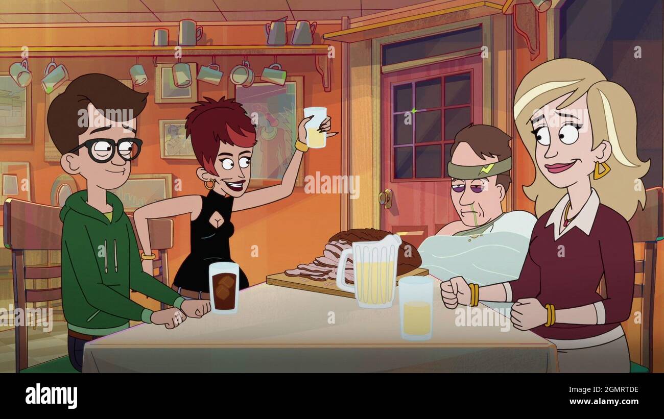 CHICAGO PARTY AUNT, from left: Daniel (voice: Rory O'Malley), Diane ...