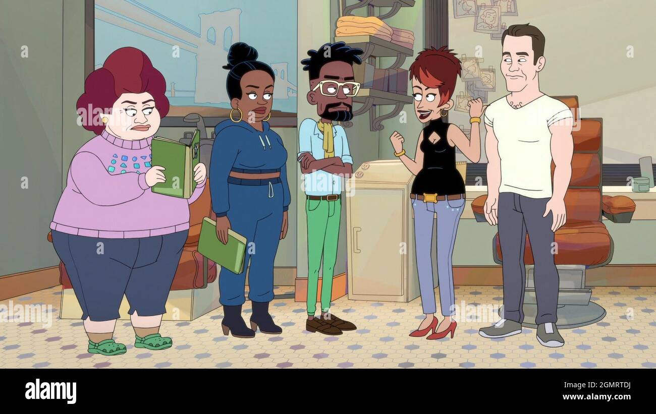 CHICAGO PARTY AUNT, from left: Zuzana (voice: Katie Rich), Tina (voice ...