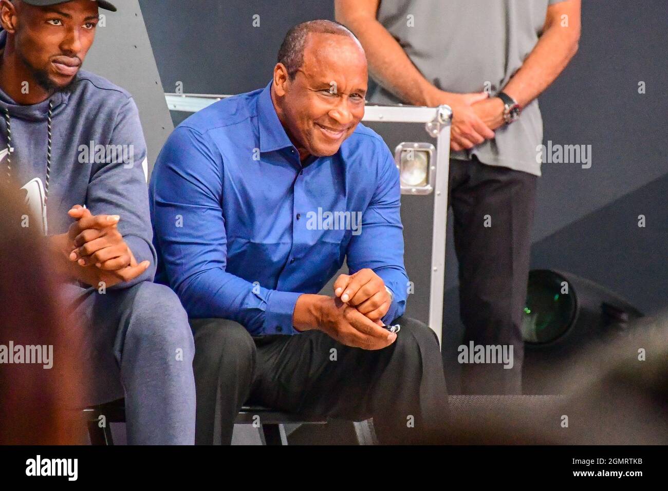 Inglewood Mayor James T. Butts during a groundbreaking ceremony for the ...