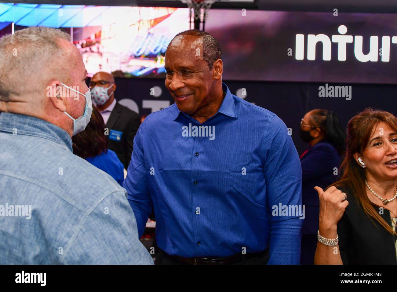 Inglewood Mayor James T. Butts during a groundbreaking ceremony for the ...