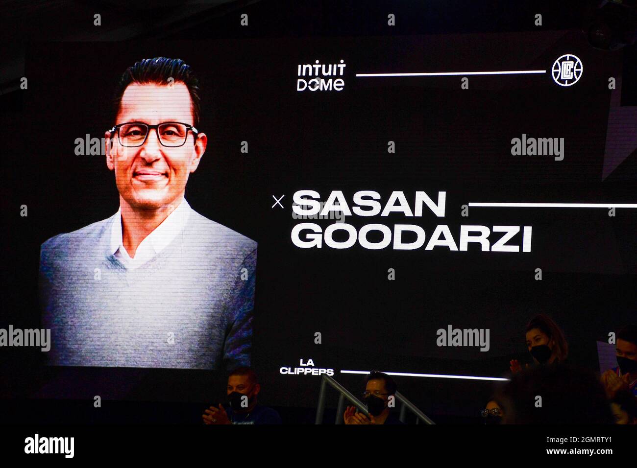 Intuit CEO Sasan Goodarzi speaks during a groundbreaking ceremony for ...