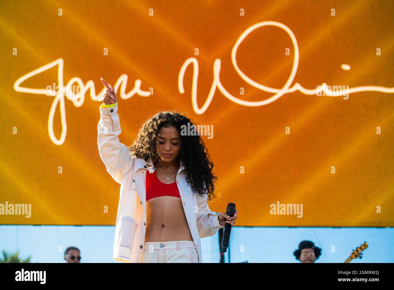 Joyce Wrice performs on Day Two of the Lights on Festival at Concord ...