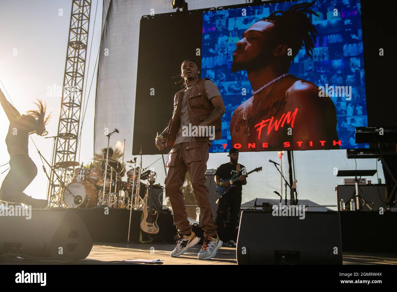Tone Stith performs on Day Two of the Lights on Festival at Concord ...