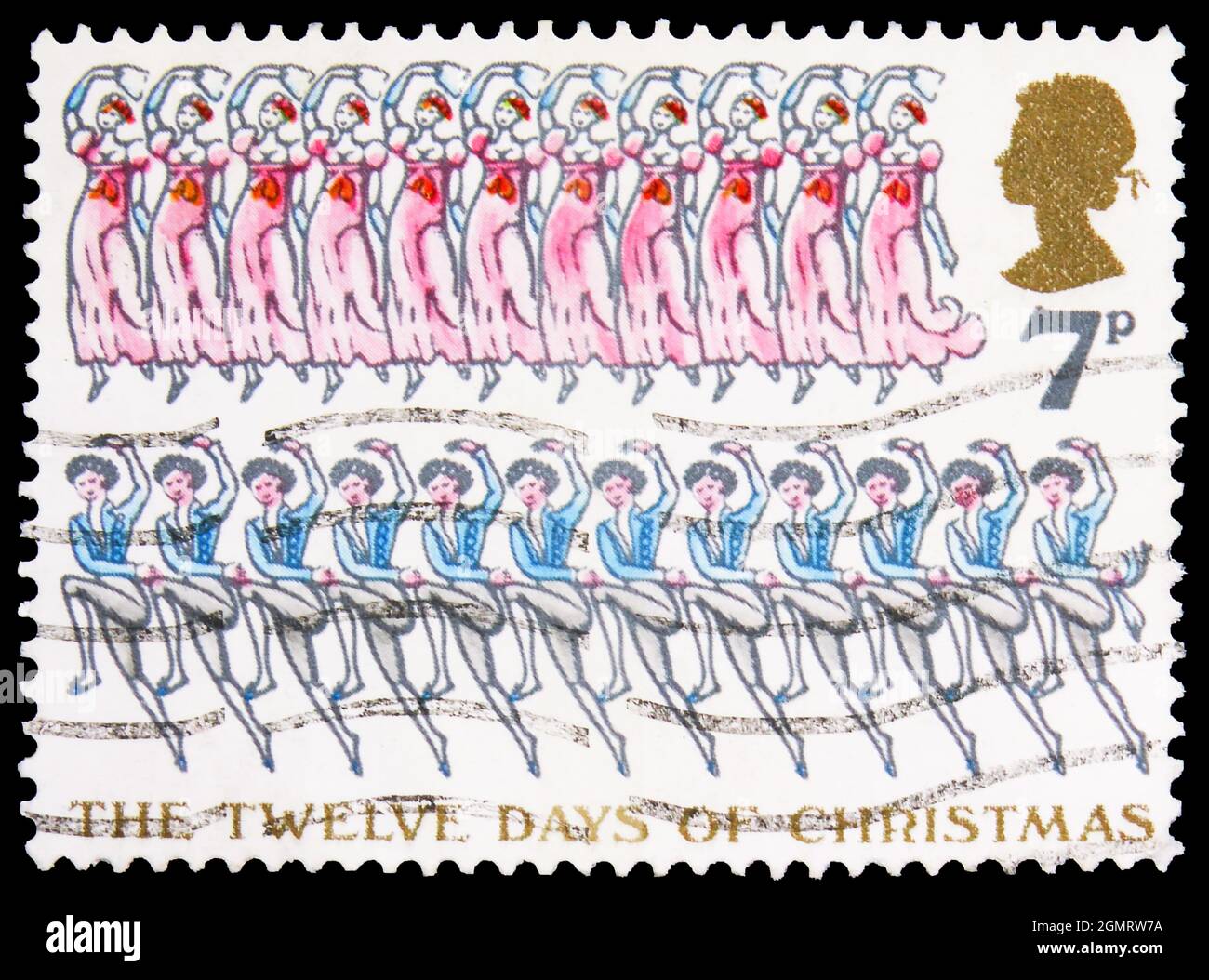 Twelve days of christmas stamp hi-res stock photography and images - Alamy