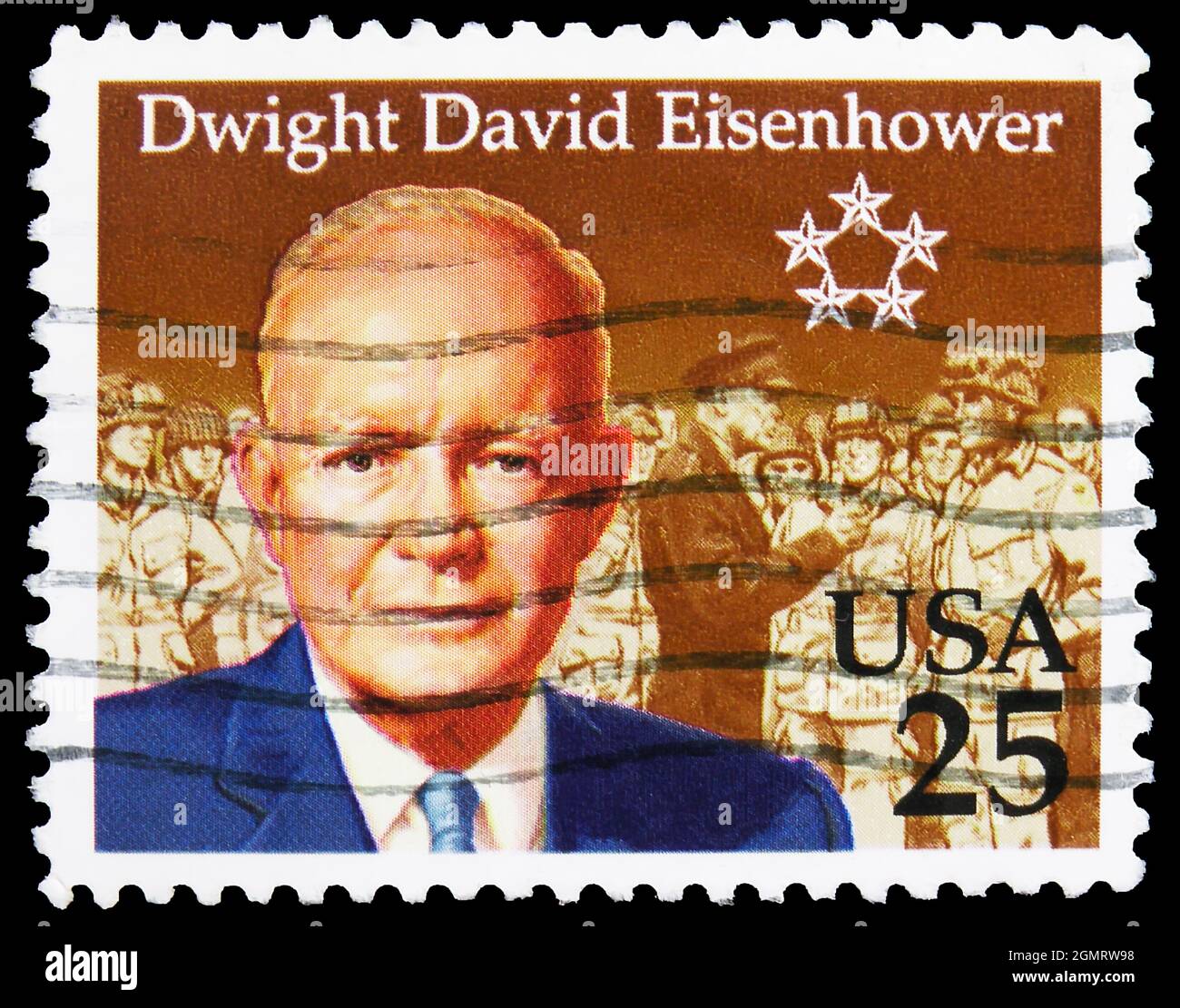 MOSCOW, RUSSIA - NOVEMBER 6, 2019: Postage stamp printed in United ...