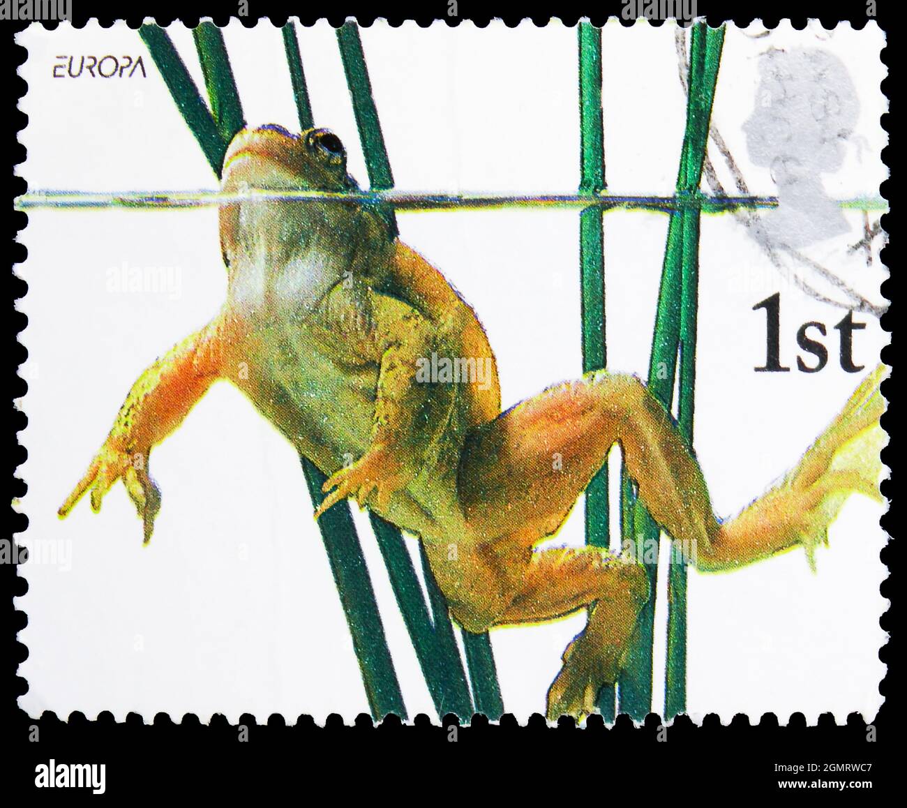 MOSCOW, RUSSIA - NOVEMBER 6, 2019: Postage stamp printed in United ...