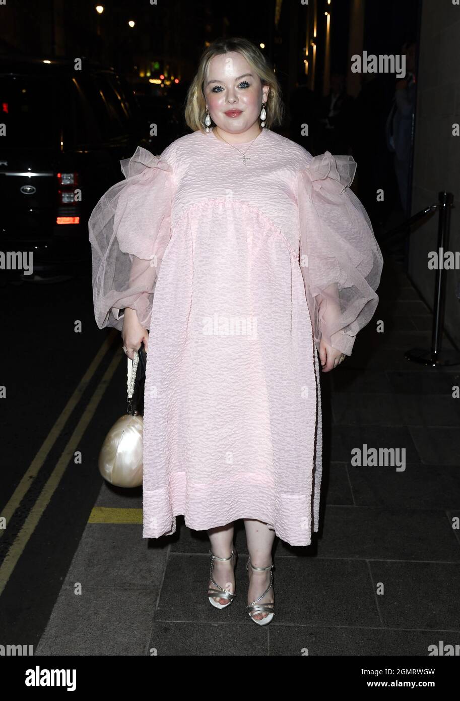 September 20th, 2021, London, UK Nicola Coughlan arriving at the ...