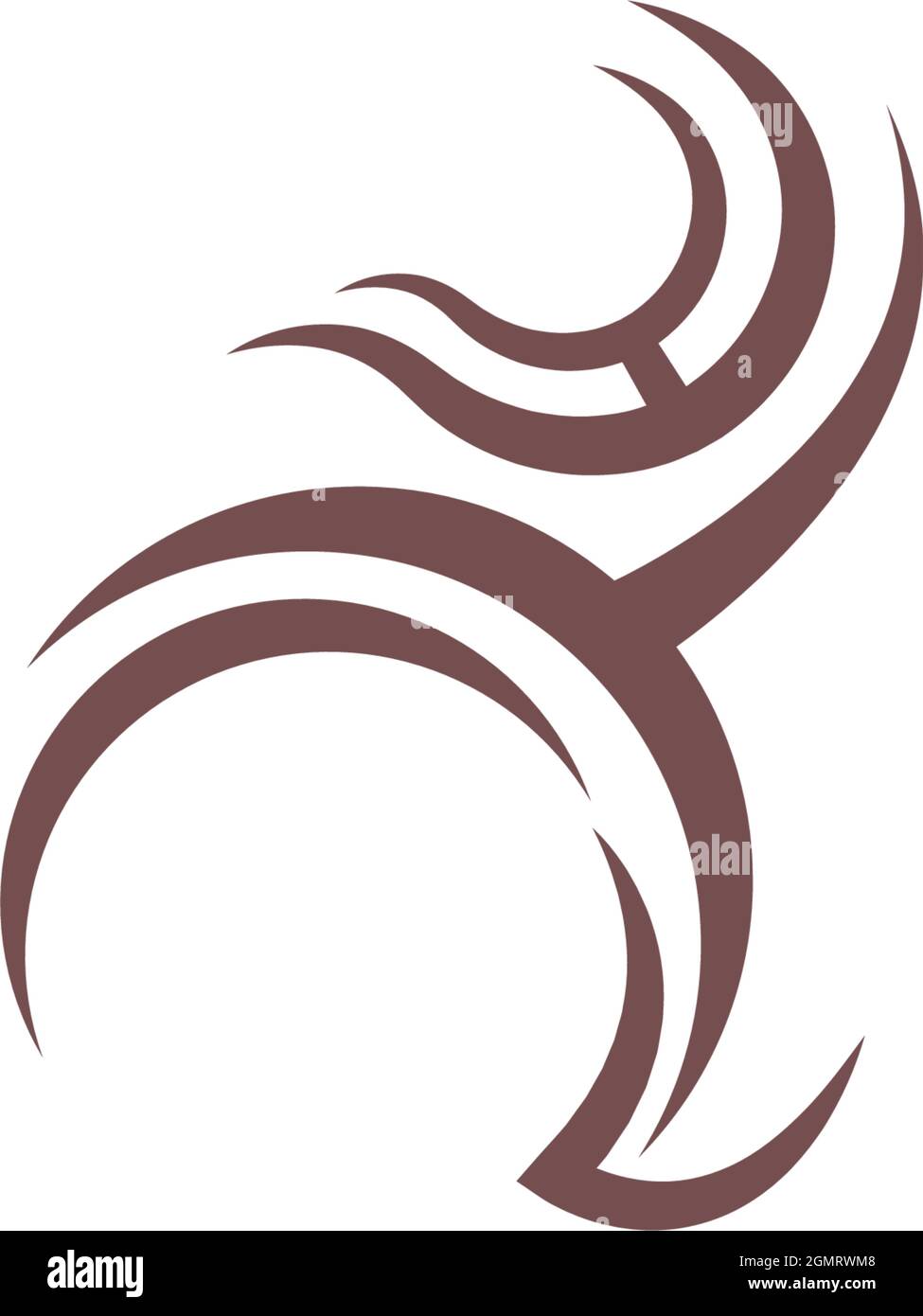 Tattoo icon logo design template vector Stock Vector Image & Art - Alamy