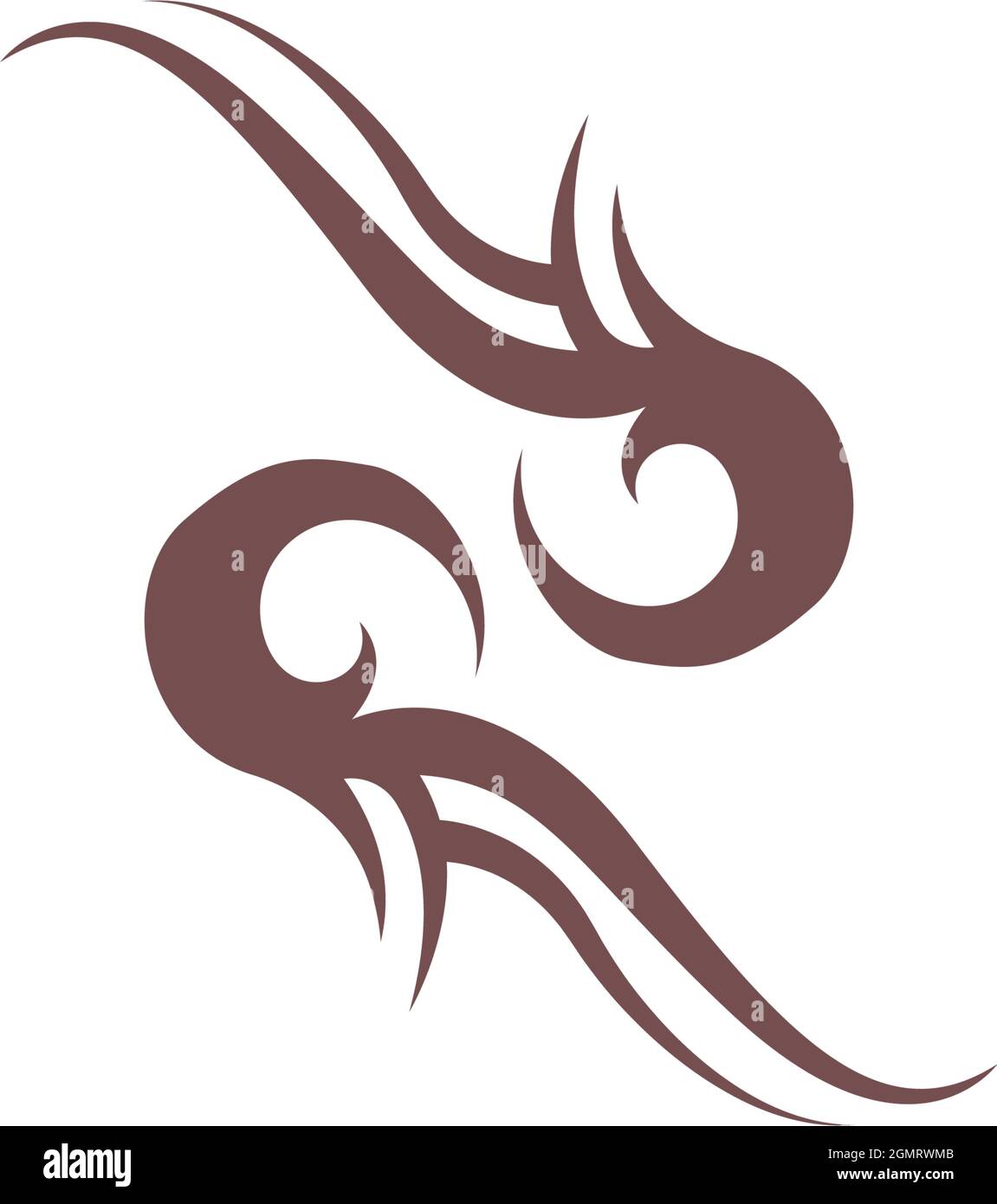 Tattoo icon logo design template vector Stock Vector Image & Art - Alamy