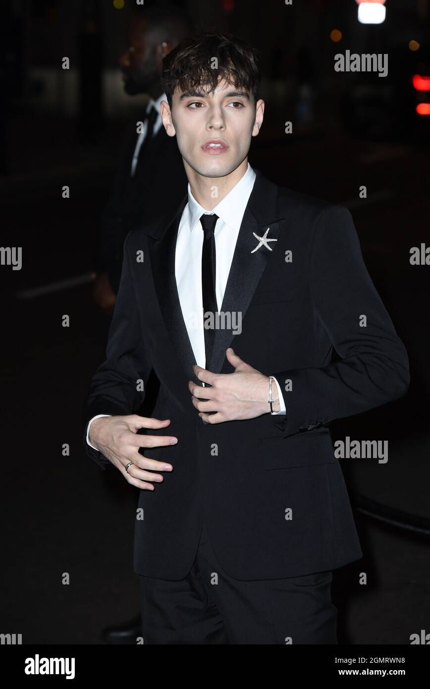 September 20th, 2021, London, UK Max Harwood arriving at the British ...