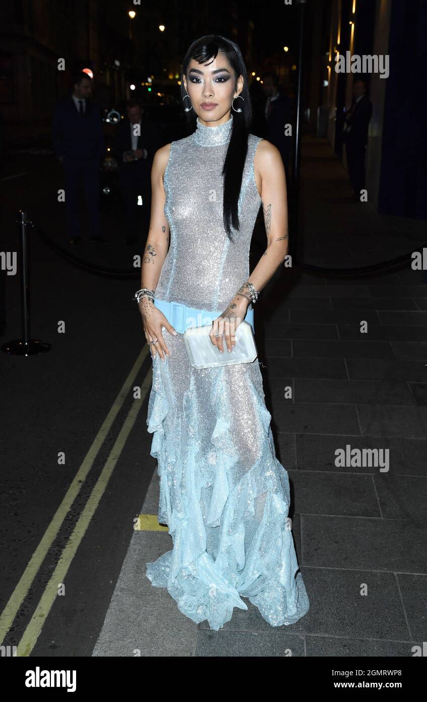September 20th, 2021, London, UK Rina Sawayama arriving at the British ...