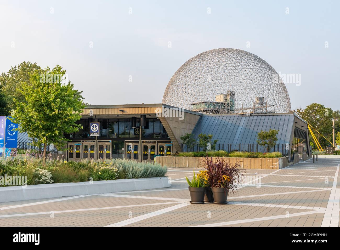 Montreal, Quebec, Canada - August 30 2021 : The Espace 67 Square and ...