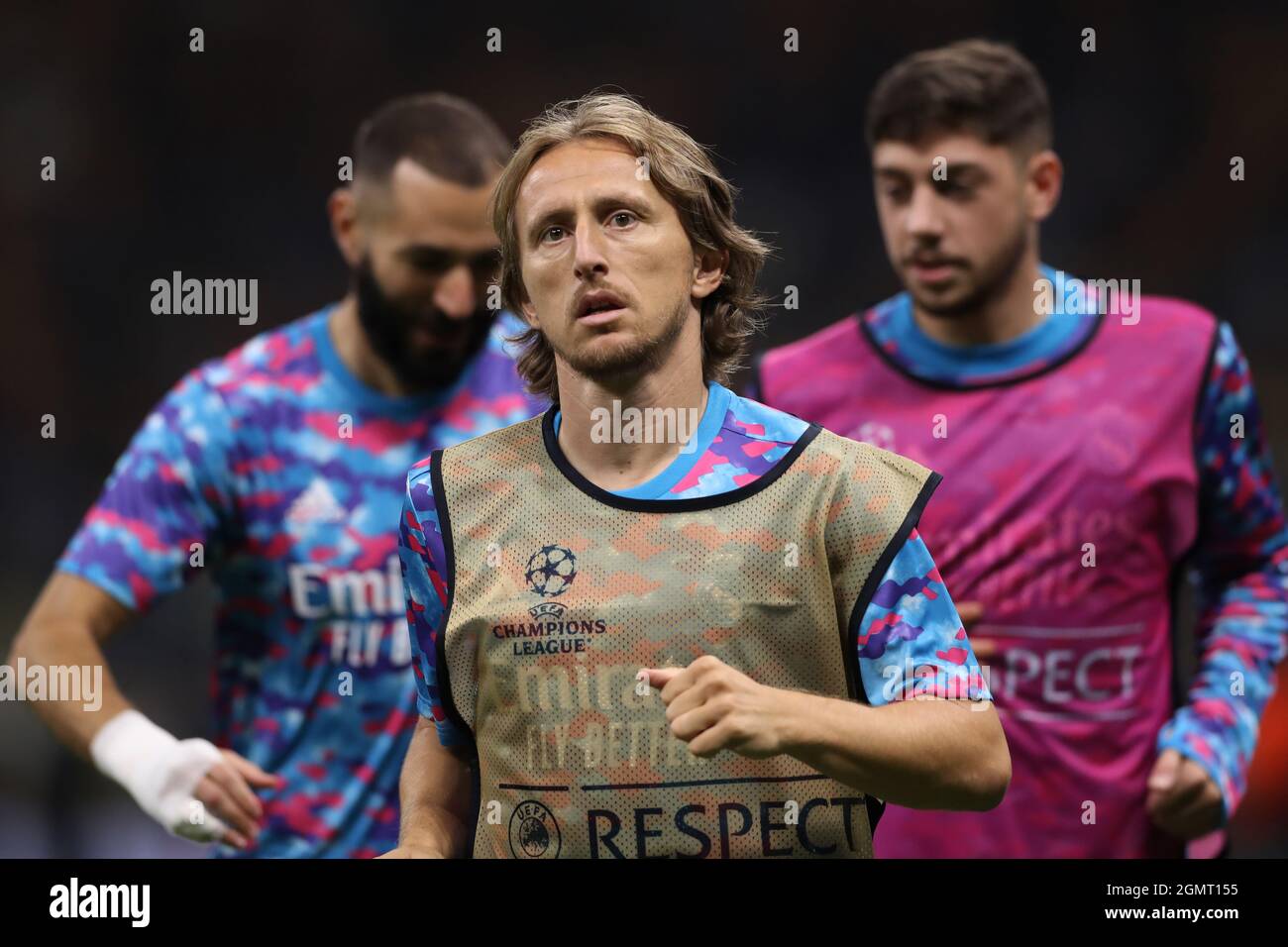 Milan, Italy, 15th September 2021. Luka Modric of Real Madrid during ...