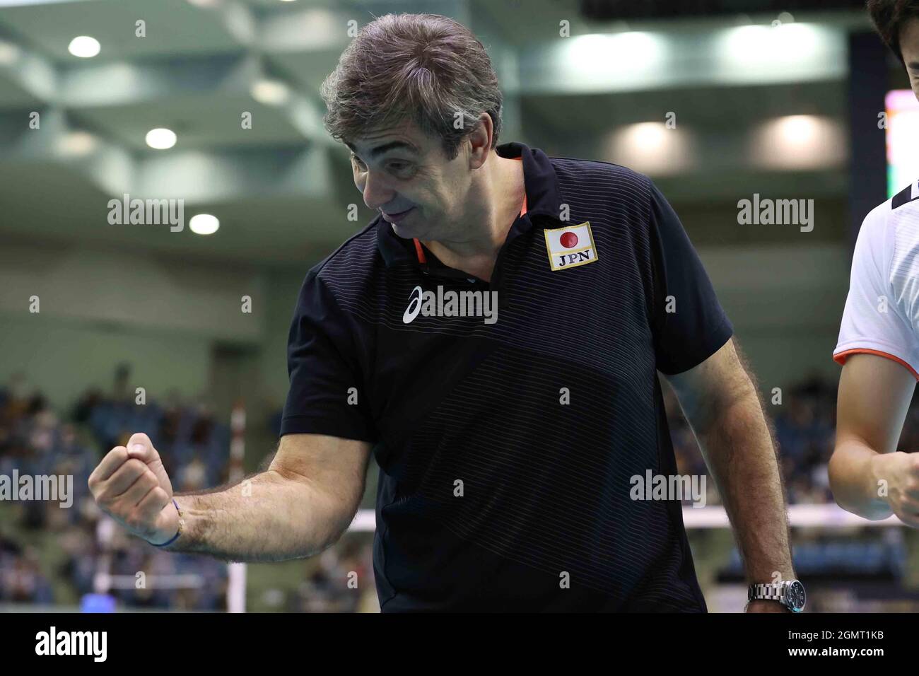 Chiba Port Arena, Chiba, Japan. 18th Sep, 2021. Philippe Blain coach ...