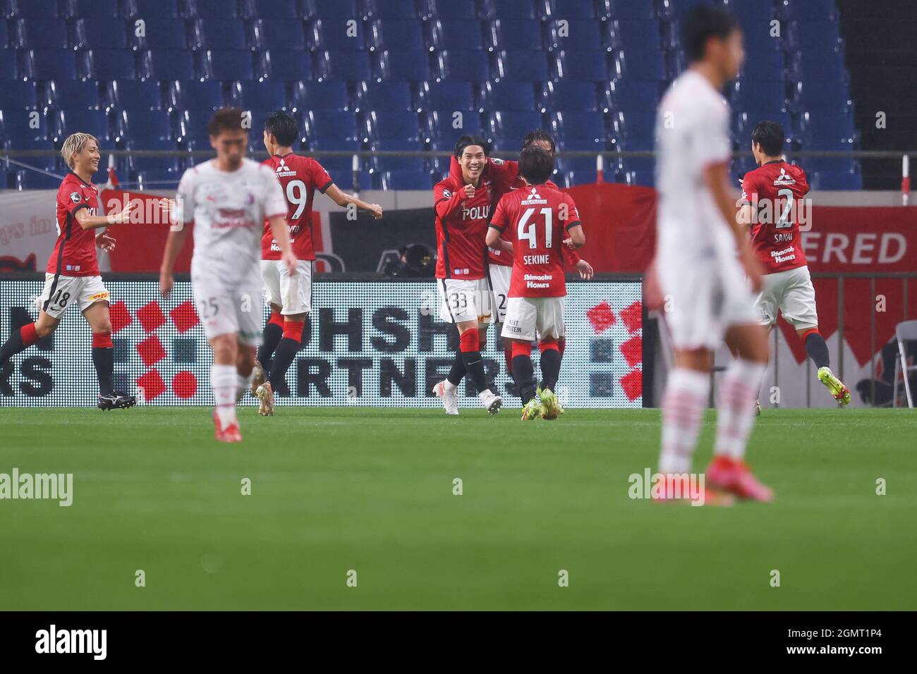 Saitama, Japan. 18th Sep, 2021. Ataru Esaka (Reds) Football/Soccer ...