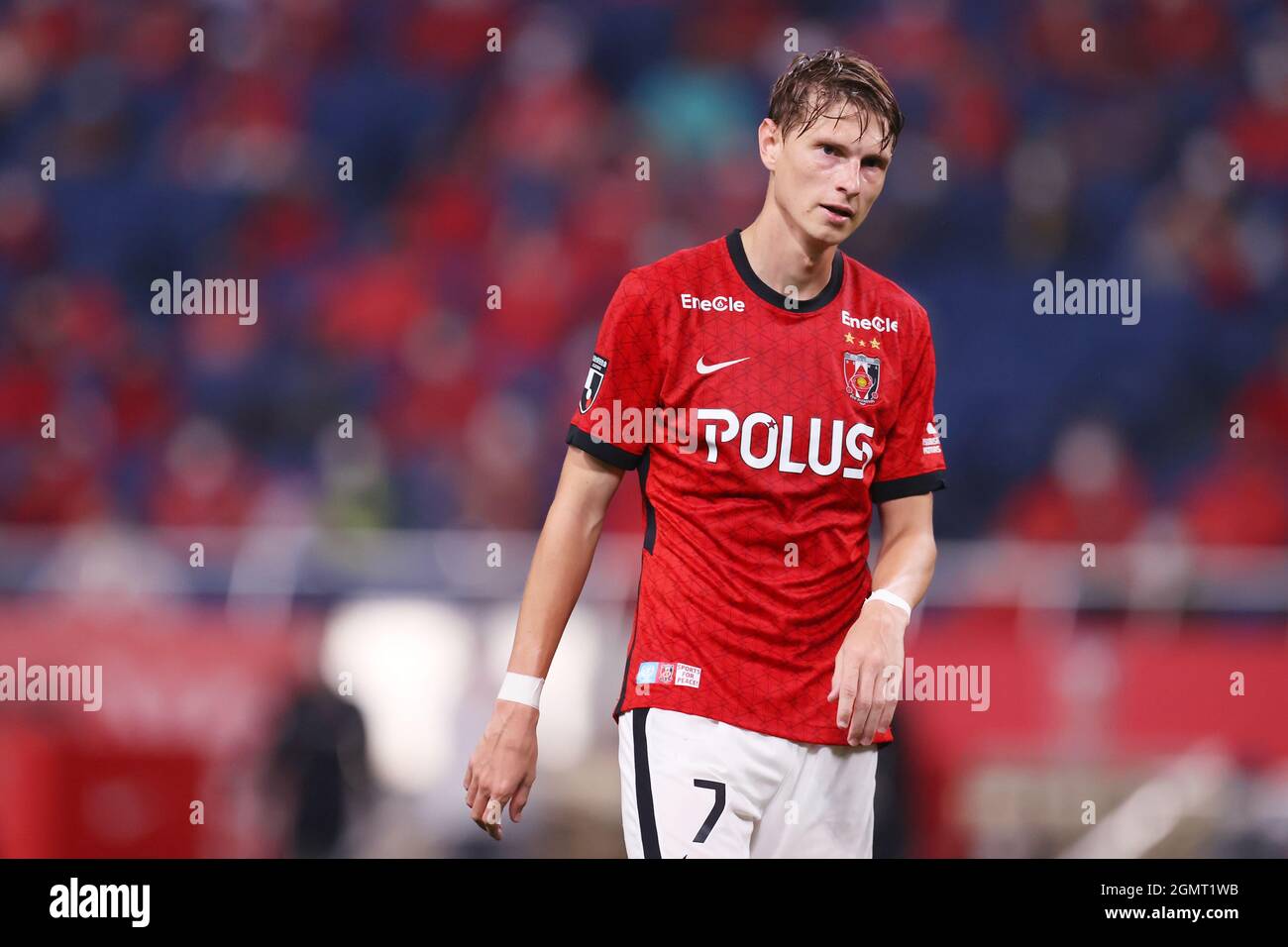 Saitama, Japan. 18th Sep, 2021. Kasper Junker (Reds) Football/Soccer ...