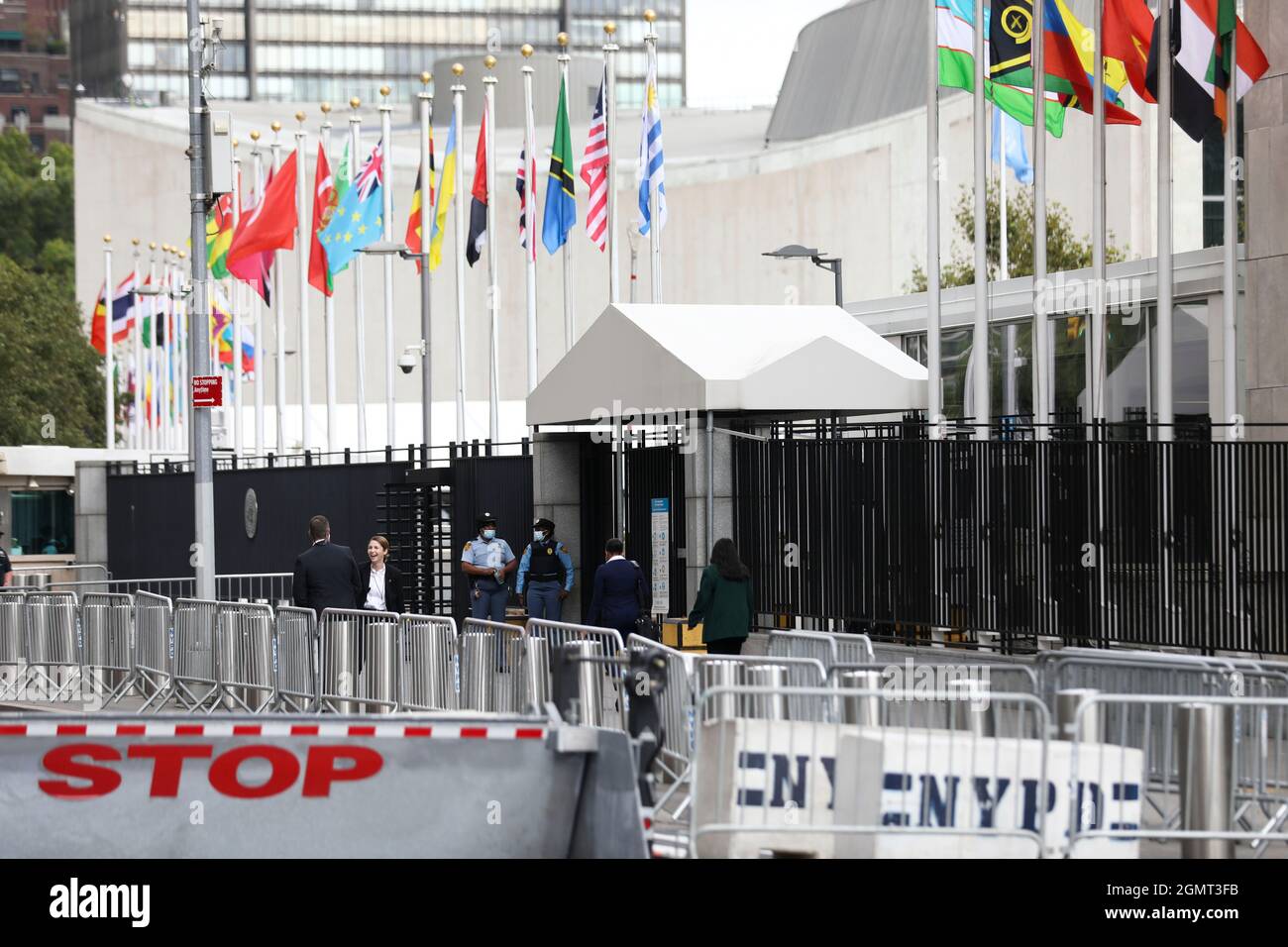 United Nations. 20th Sep, 2021. Photo taken on Sept. 20, 2021 shows an ...