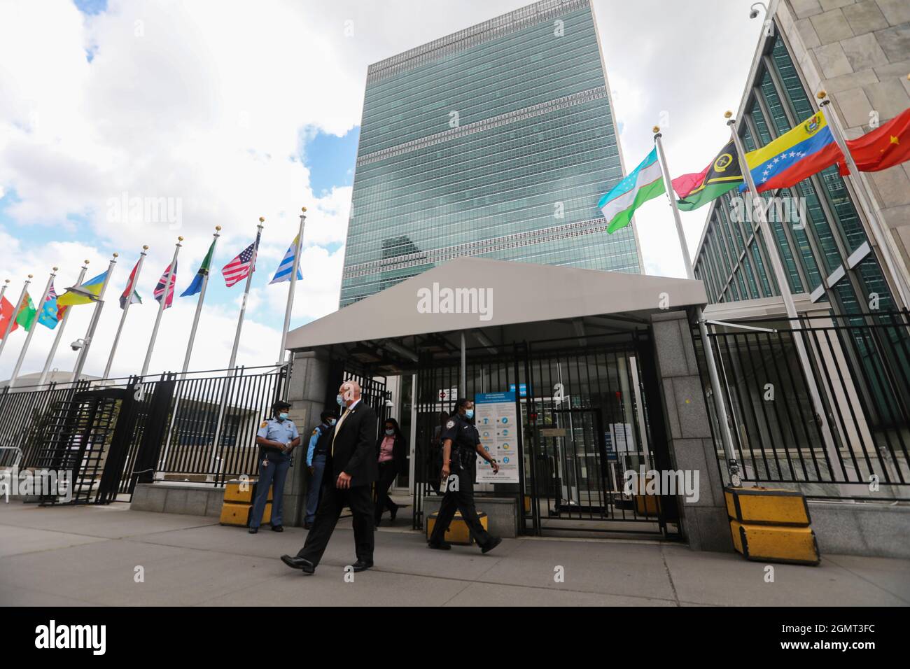 United Nations. 20th Sep, 2021. Photo taken on Sept. 20, 2021 shows an ...