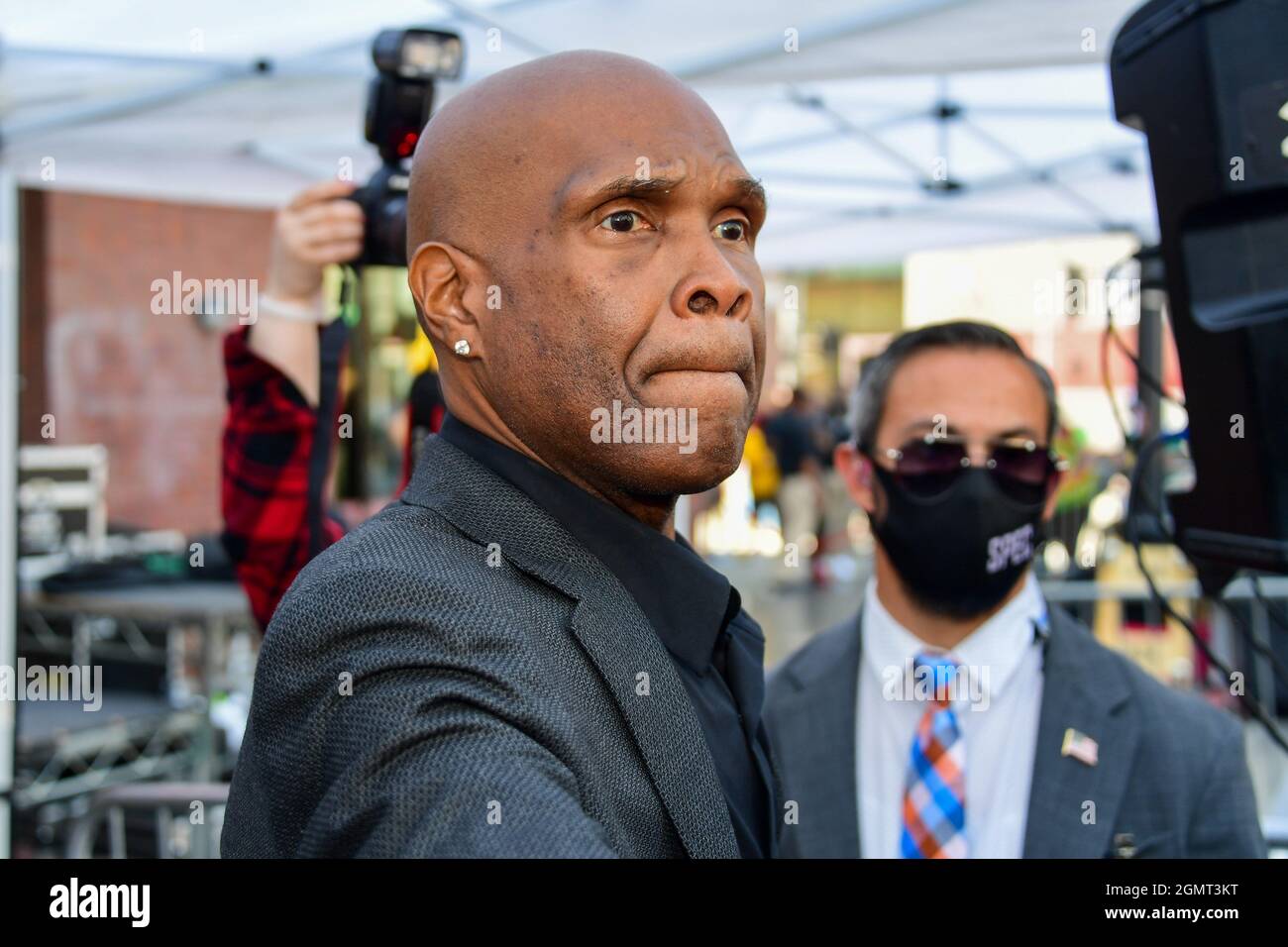 Radio personality Big Boy during a Hollywood Walk of Fame ceremony for ...