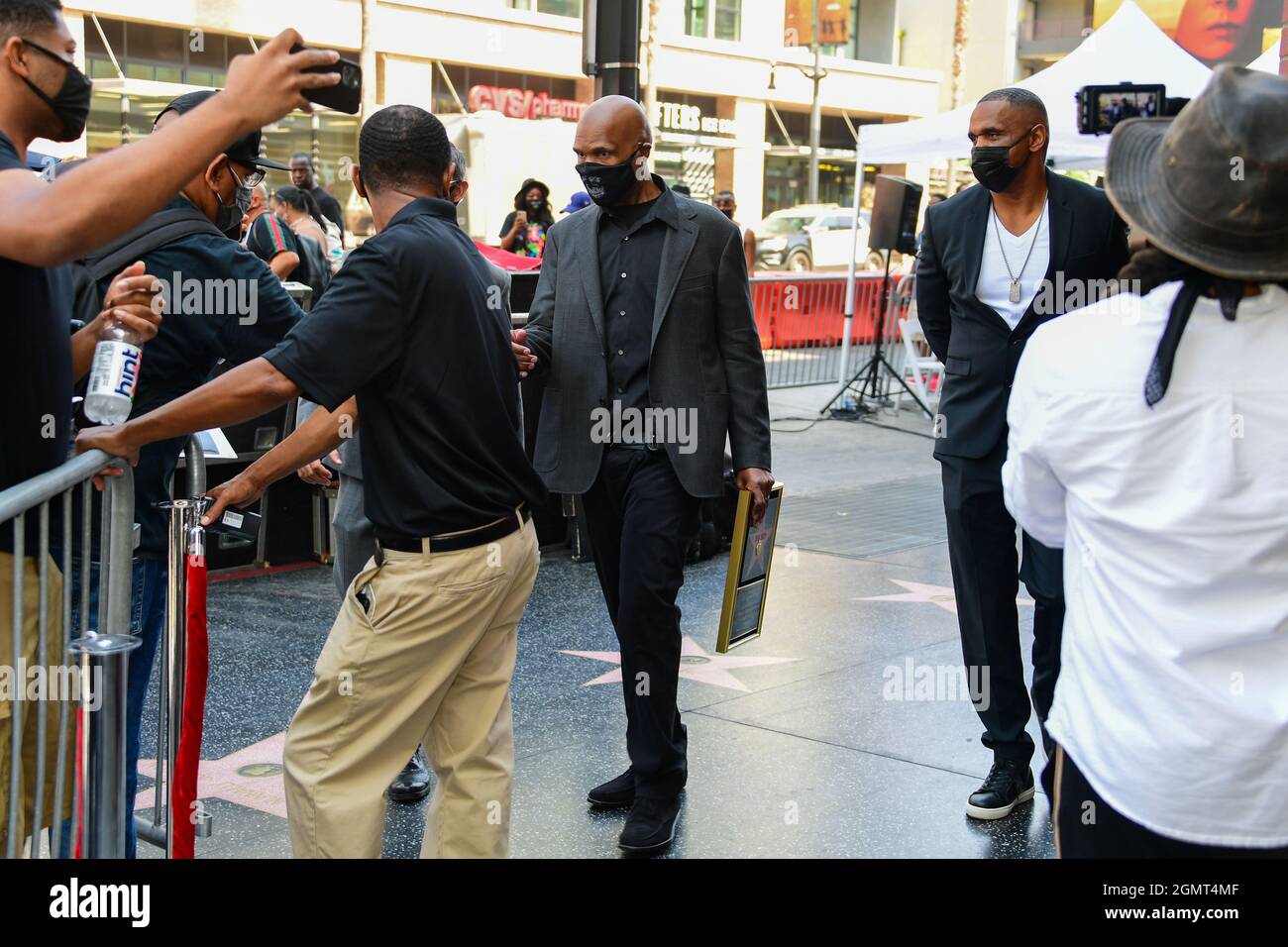 Radio personality Big Boy walks off during a Hollywood Walk of Fame ...