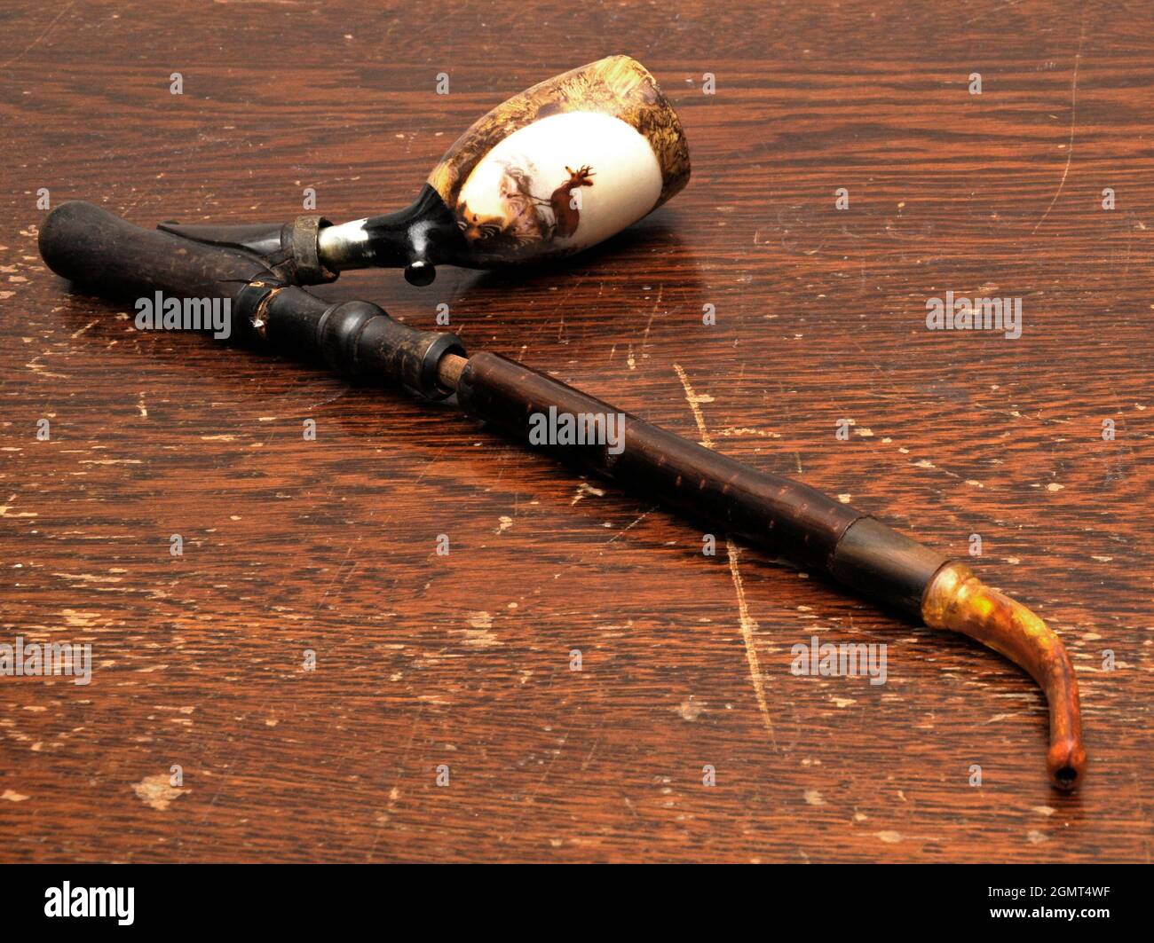 A collectable German smoking pipe Stock Photo - Alamy