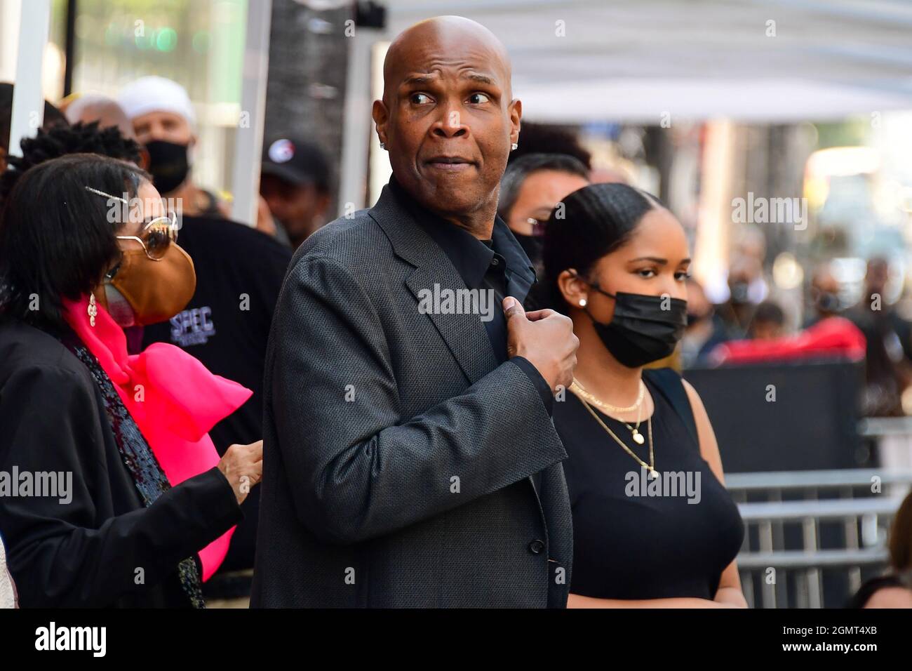 Radio personality Big Boy during a Hollywood Walk of Fame ceremony for ...