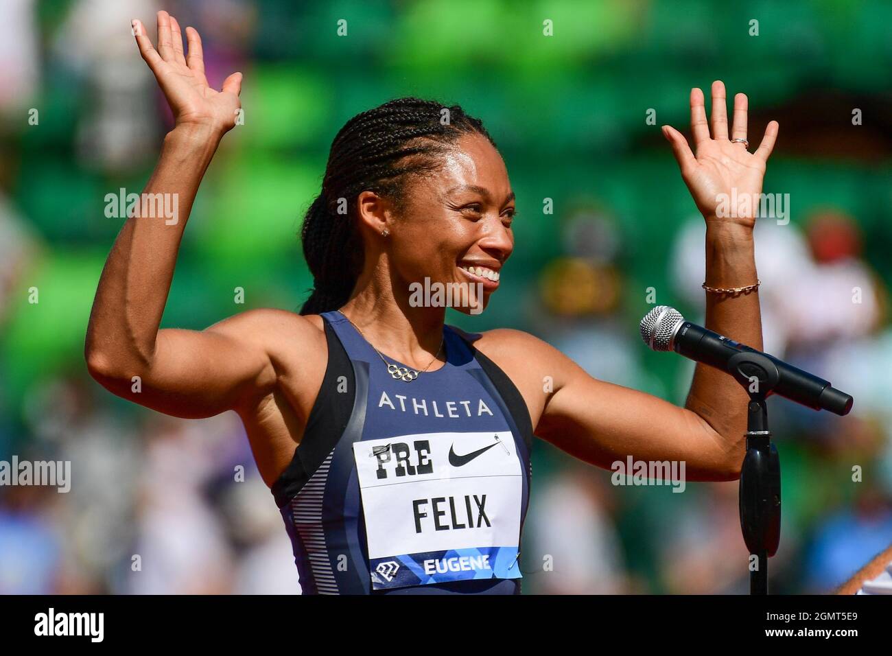 Allyson felix 2021 hi-res stock photography and images - Alamy