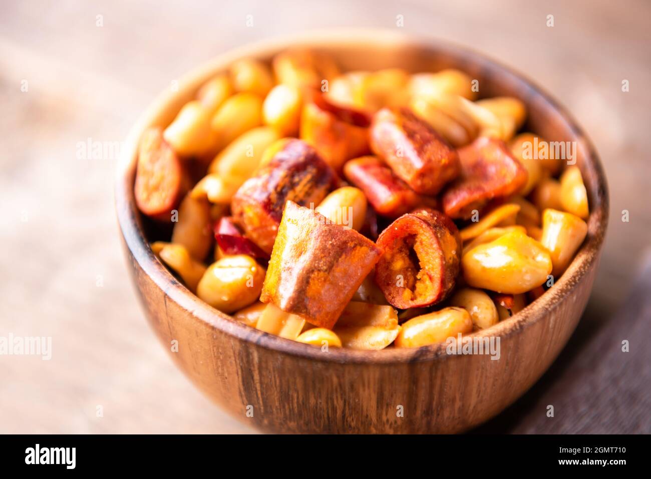 Chinese famous Crispy chili snack big chili with peanut sesame Fried ...