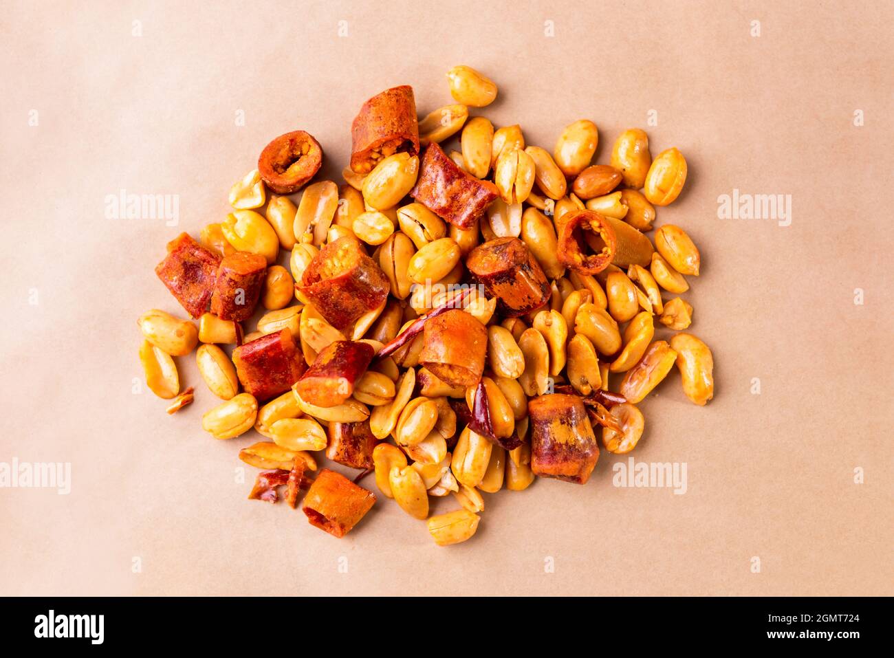 Chinese famous Crispy chili snack big chili with peanut sesame Fried ...