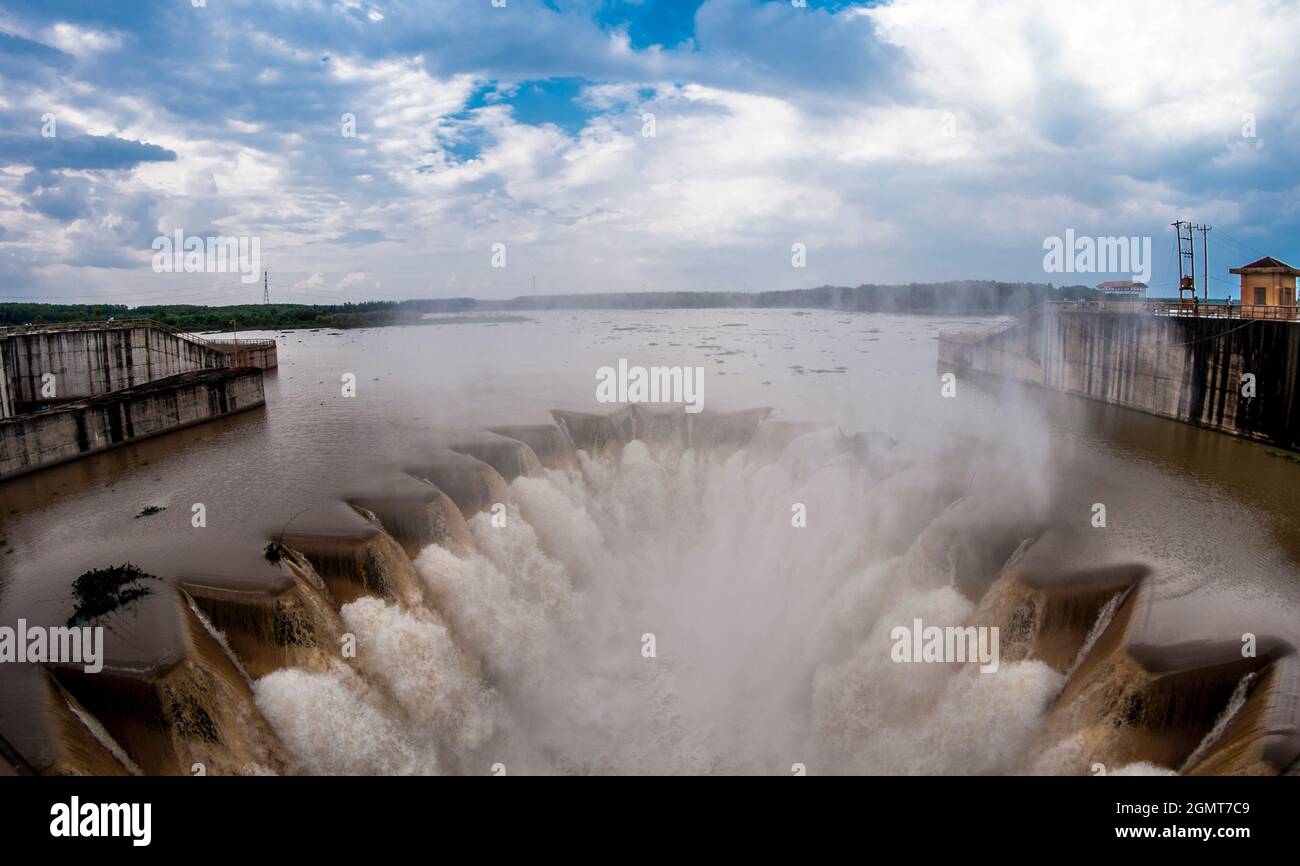 Phuoc Hoa dam in Binh Duong province southern Vietnam Stock Photo - Alamy