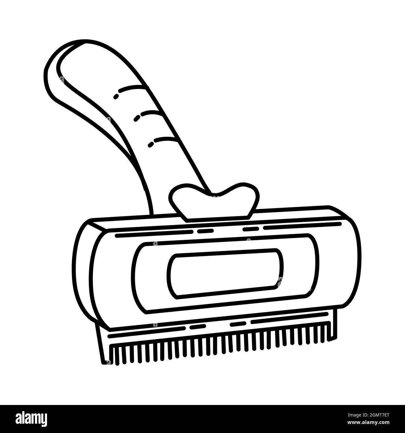 Cleaning after dog Stock Vector Images - Alamy