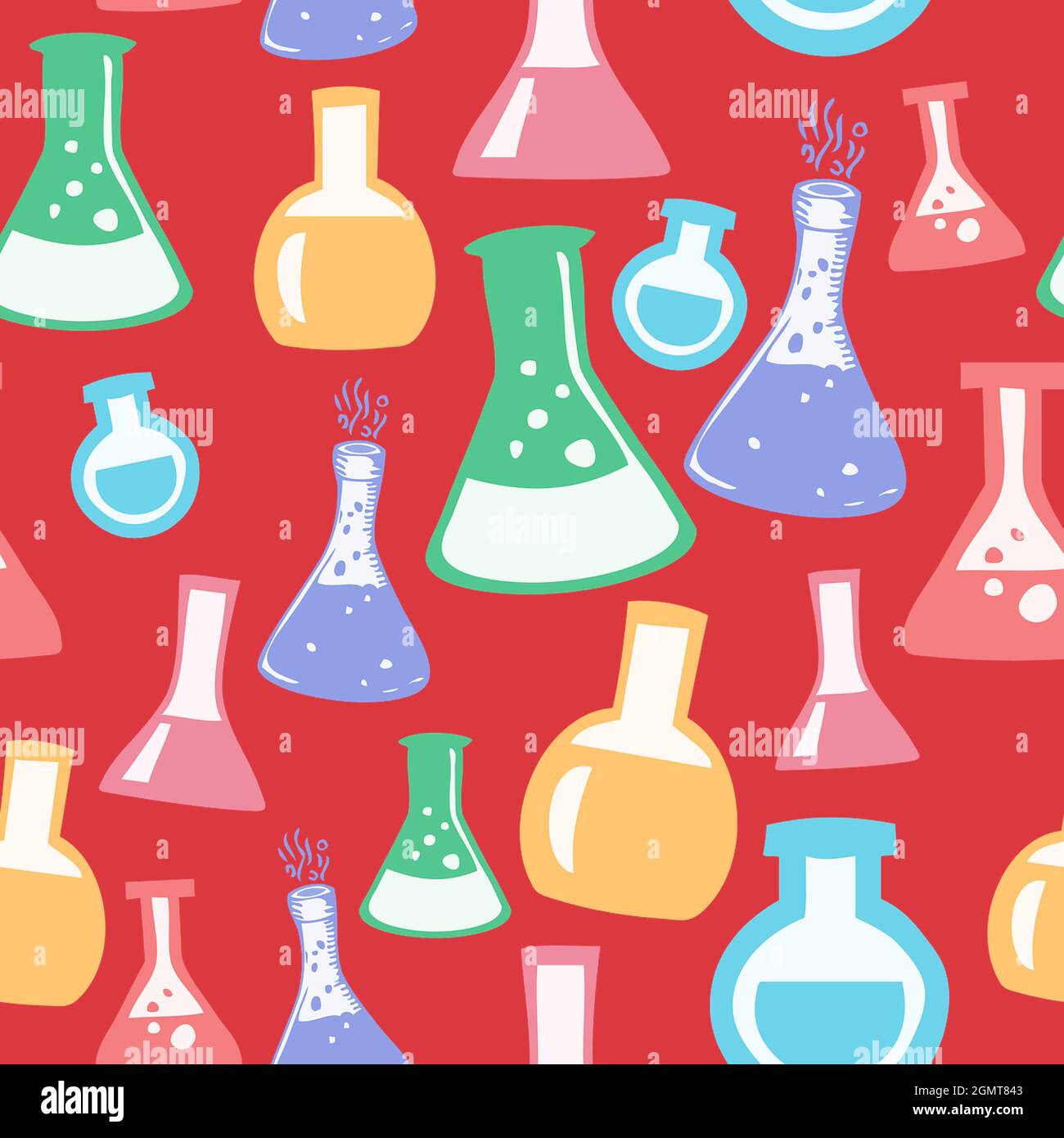 Hand Drawn Seamless Repeat Background Pattern Stock Photo - Alamy