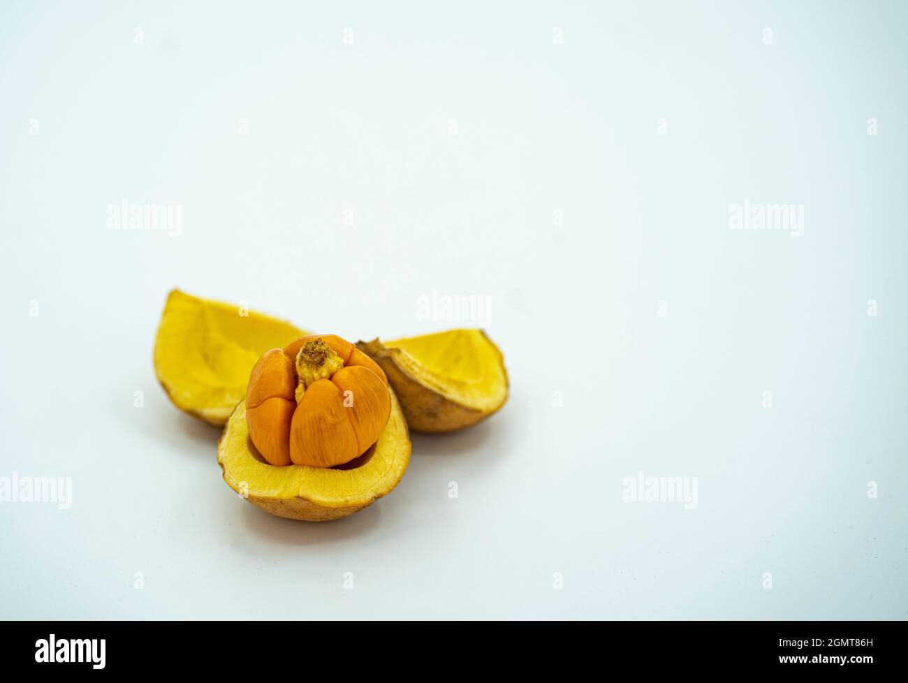 Local fruit called buah tampoi or Baccaurea macrocarpa. native to South ...