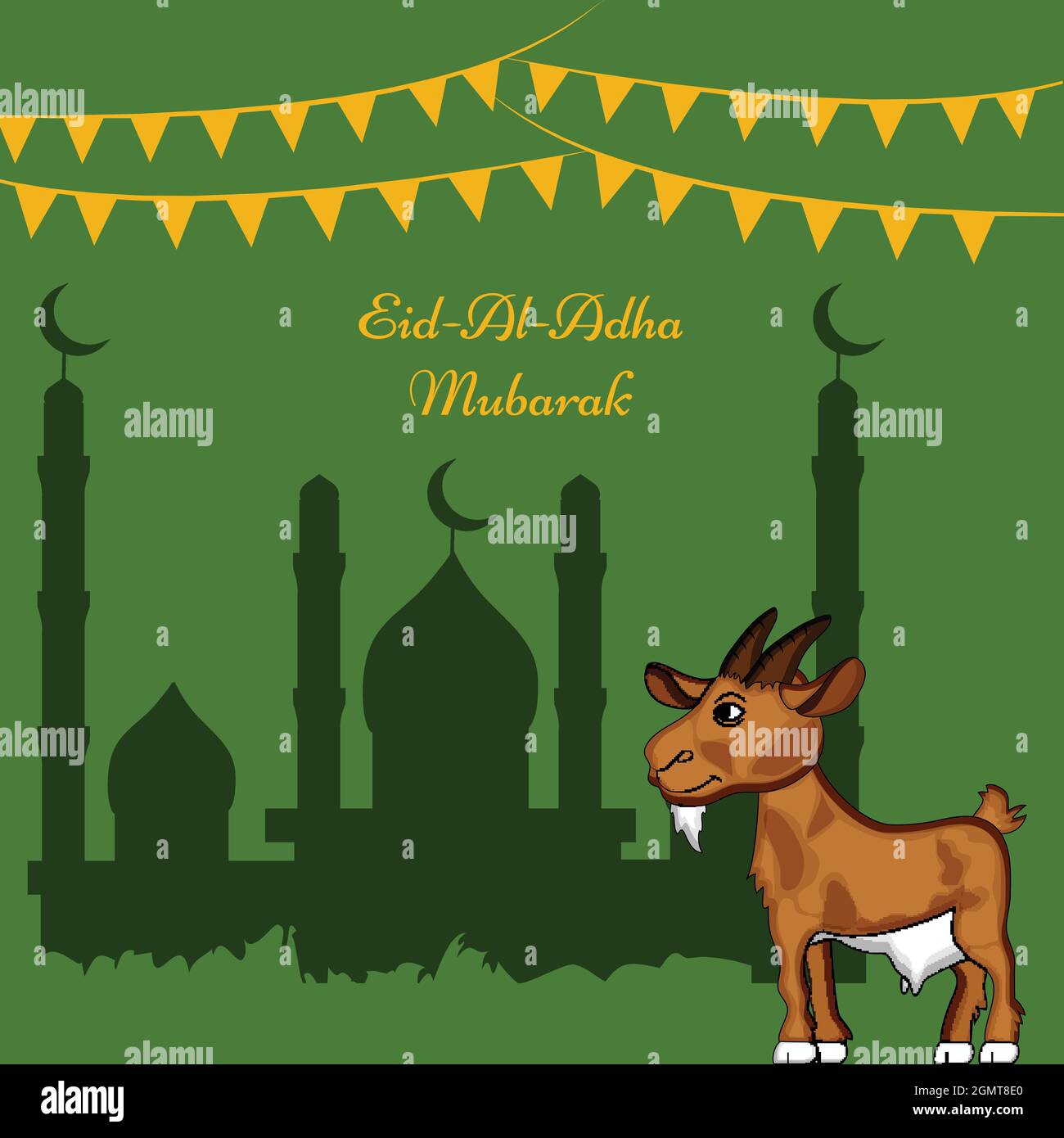 Eid Ul Adha Muslim Festival Background Stock Vector Image & Art - Alamy