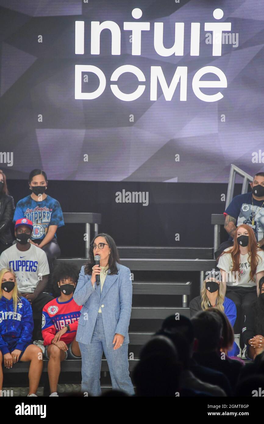 Los Angeles Clippers president of business operations Gillian Zucker ...