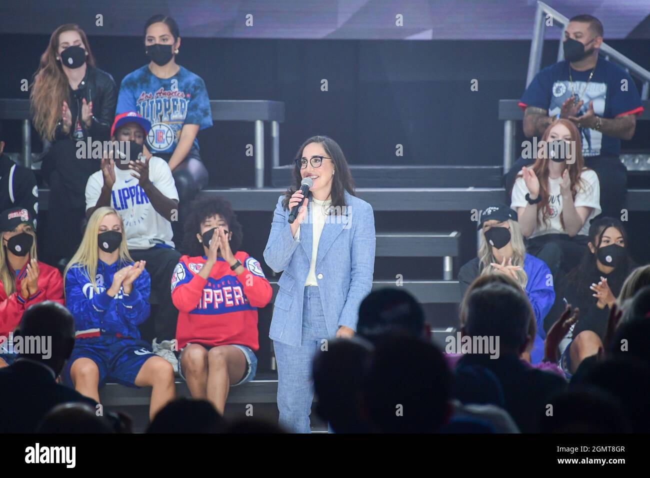 Los Angeles Clippers president of business operations Gillian Zucker ...